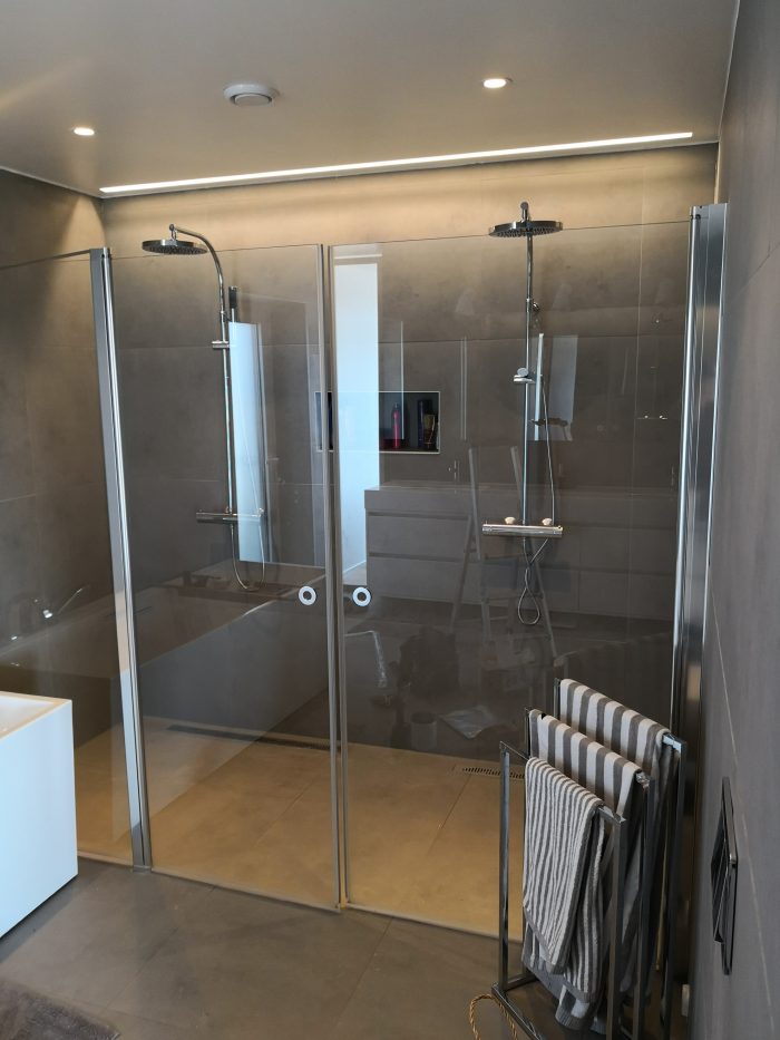 LED Strip i dusj - Enebolig Kongsvinger - Nordesign