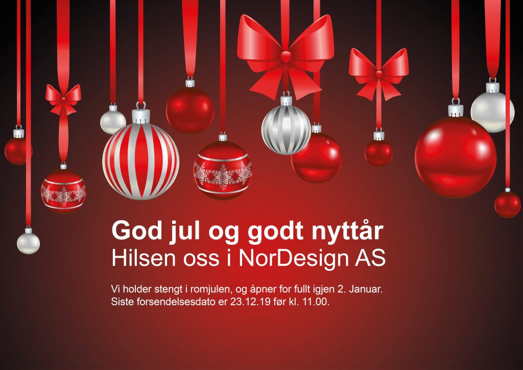 God jul og godt nyttår - Nordesign