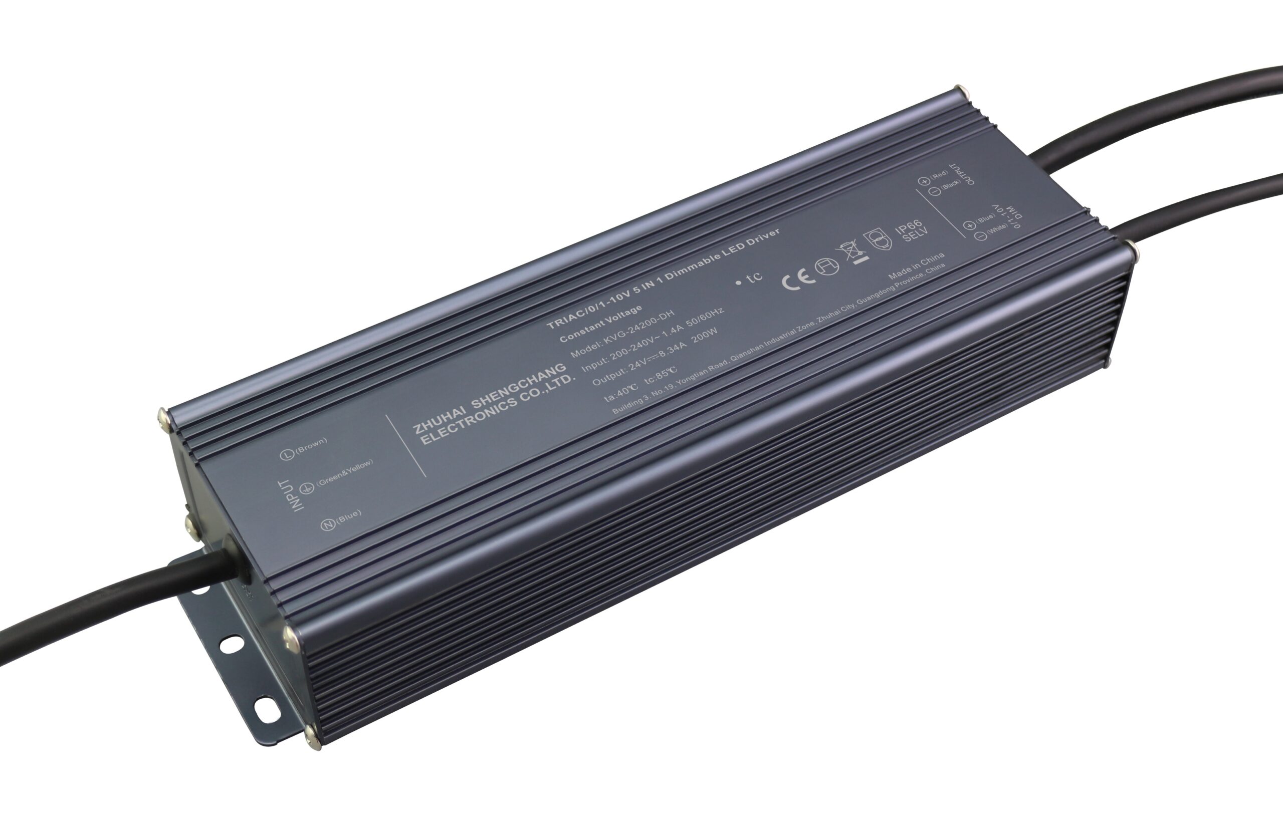 SC Power LED trafo 120W 48V DC IP66 - 4 in 1 dimmable - Nordesign