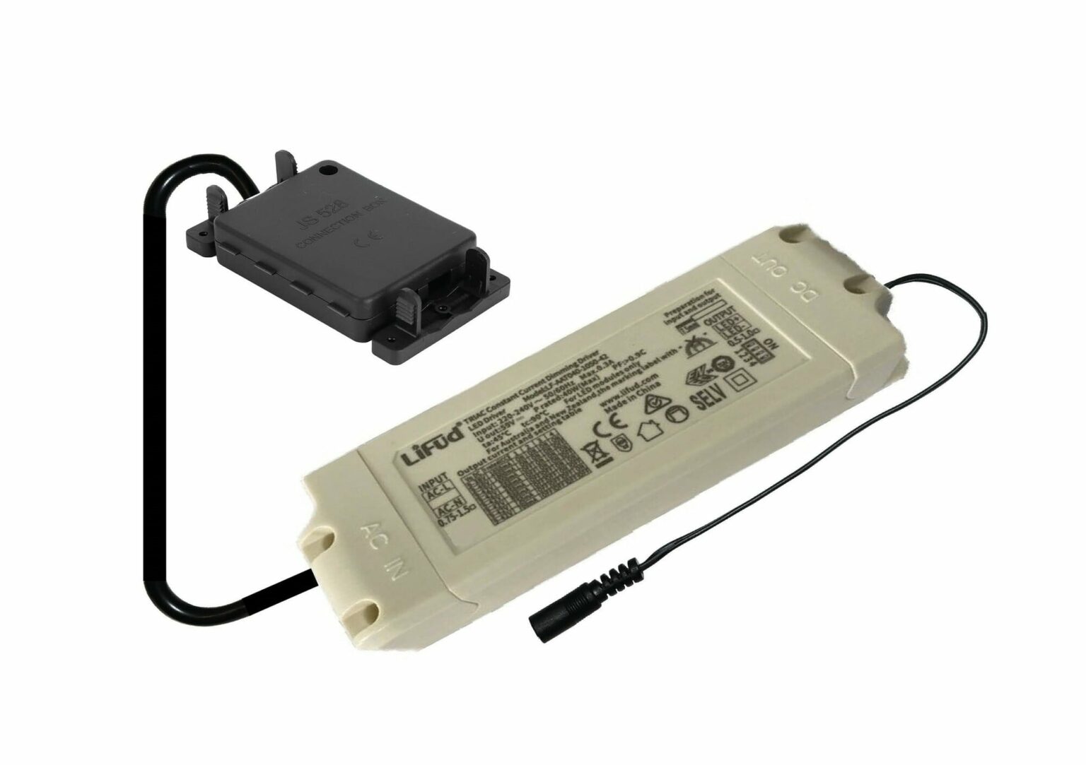 LIFUD CC LED driver 40W/900mA (DIP 700-1050mA) - PHASE CUT dimmable (m ...